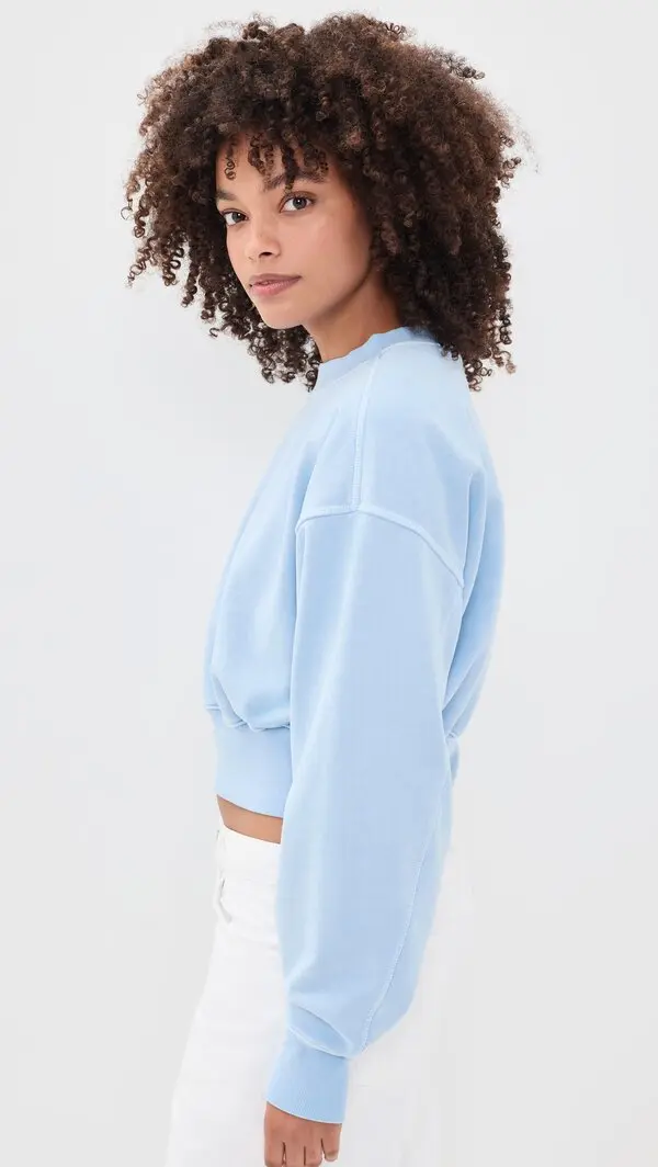 SLVRLAKE Crop Crew Sweatshirt