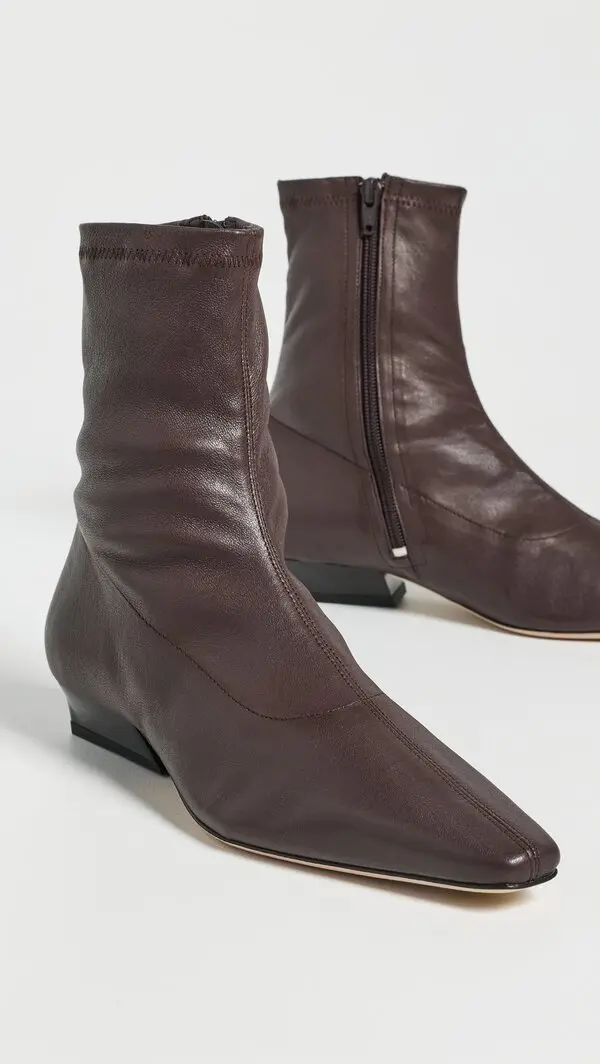 Staud Wally Sock Flat Ankle Boots