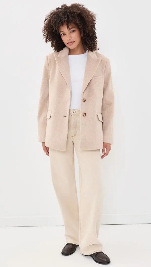 Joe's Jeans The Boyfriend Faux Fur Blazer