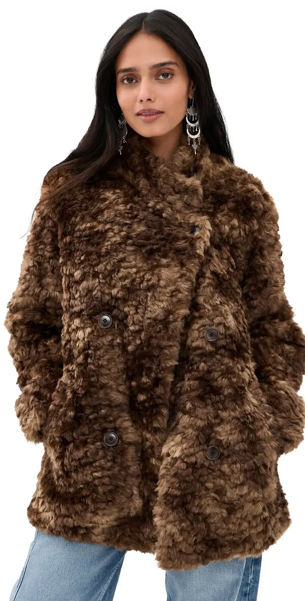 Isabel Marant Étoile Faux Fur Jya Coat