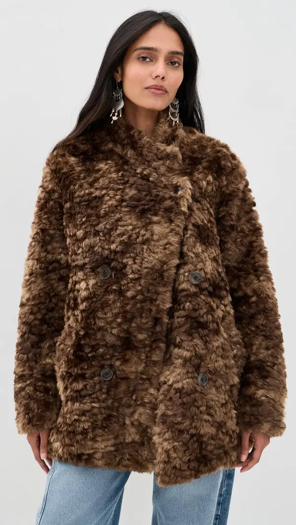 Isabel Marant Étoile Faux Fur Jya Coat