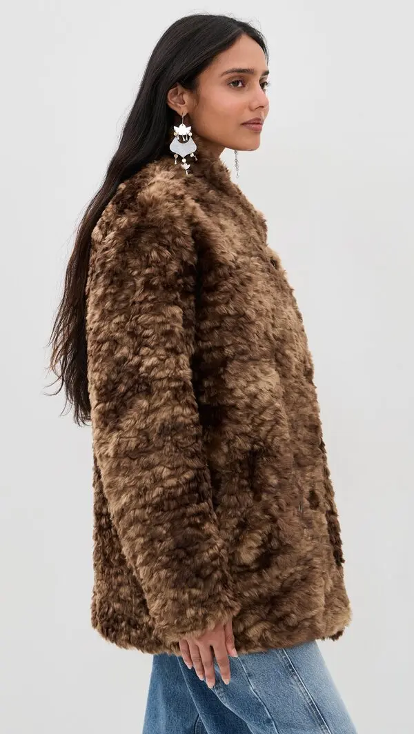 Isabel Marant Étoile Faux Fur Jya Coat