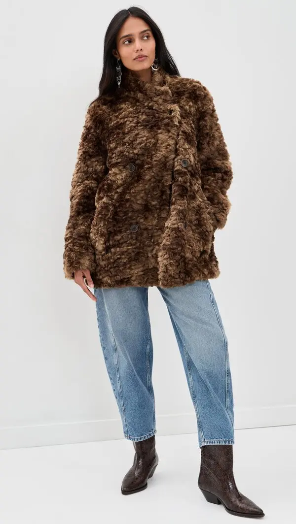 Isabel Marant Étoile Faux Fur Jya Coat
