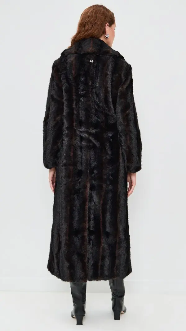 Apparis Gabrielle Shaved Mink Maxi Coat