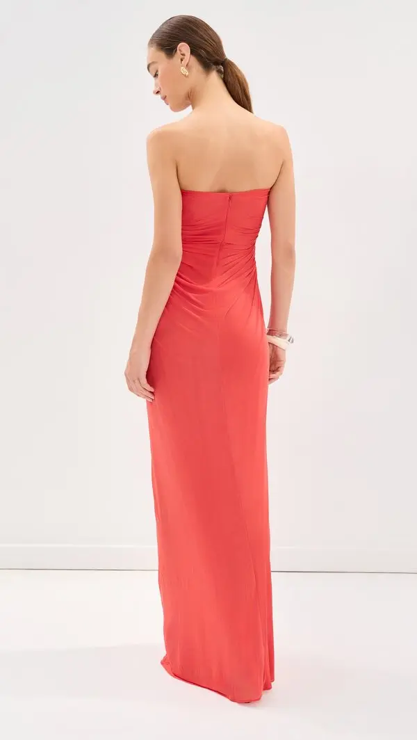 Christopher Esber Helix Crystal Strapless Gown