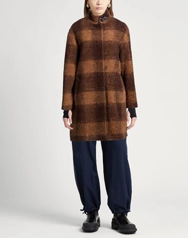 Cinzia Rocca Bouclé Checked Coat