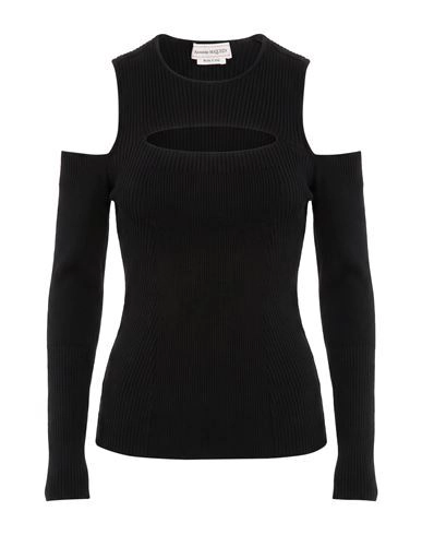 Alexander McQueen Sweater Size Viscose, Polyamide, Polyester, Elastane - Black
