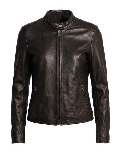 STREET LEATHERS Leather Biker Jacket - Black