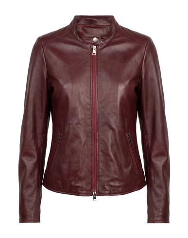 STREET LEATHERS Leather Biker Jacket - Red