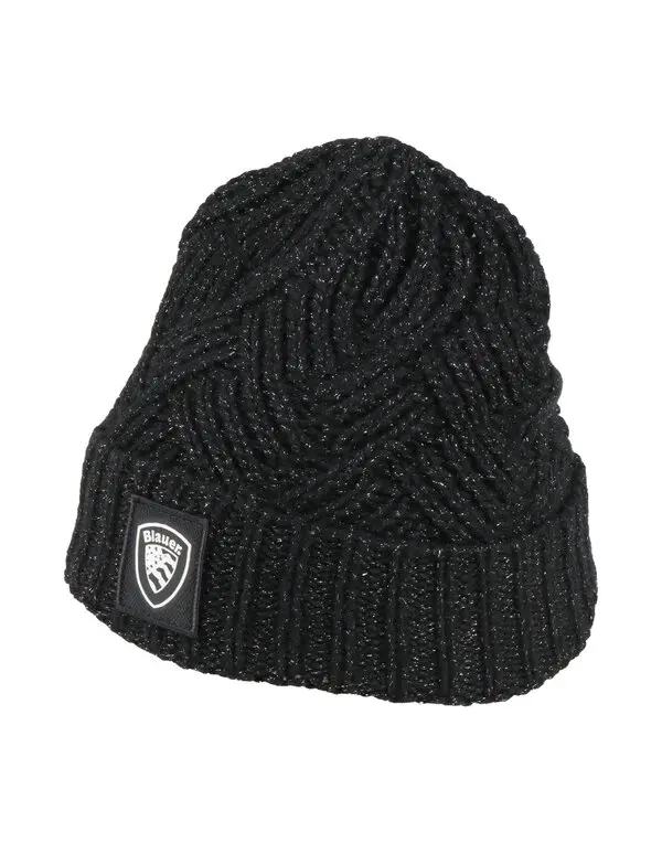 BLAUER. Beanie Hat - Black