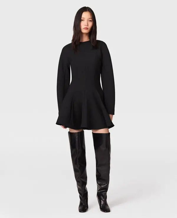 Stella McCartney Peplum Wool Mini Dress