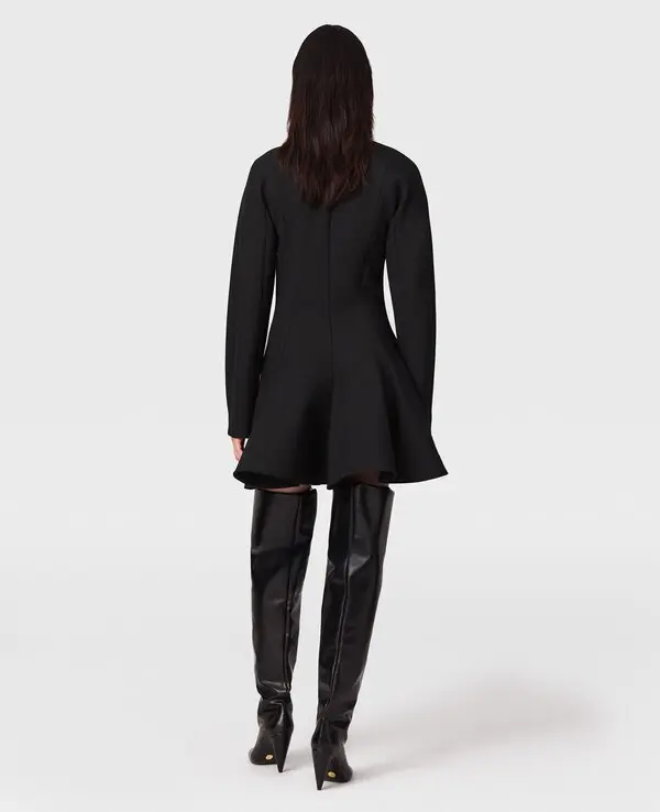 Stella McCartney Peplum Wool Mini Dress