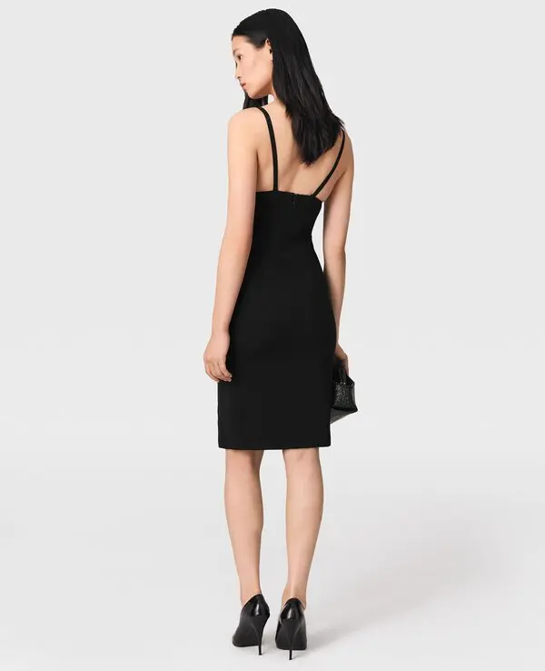 Stella McCartney Lace Panel Midi Dress