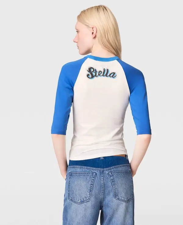 Stella McCartney Airbrushed Horse Baseball T-shirt