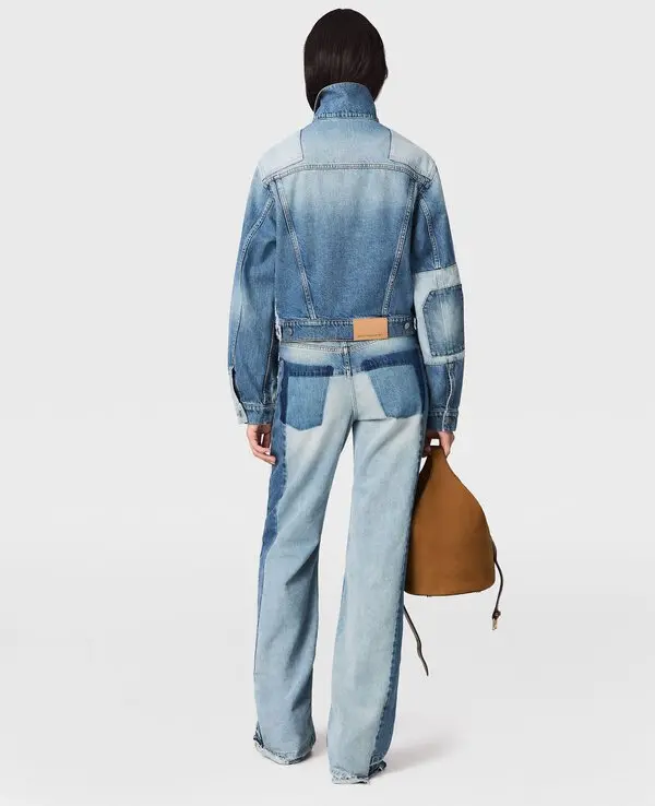 Stella McCartney Patchwork Straight-leg Jeans