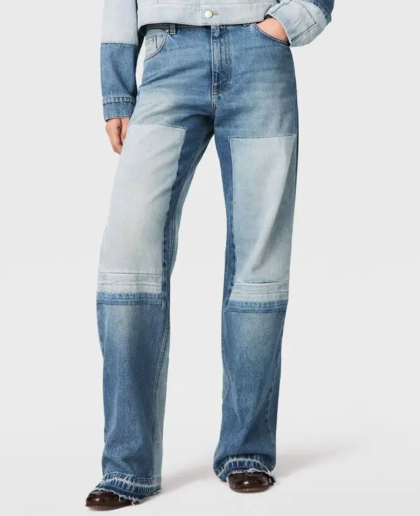 Stella McCartney Patchwork Straight-leg Jeans