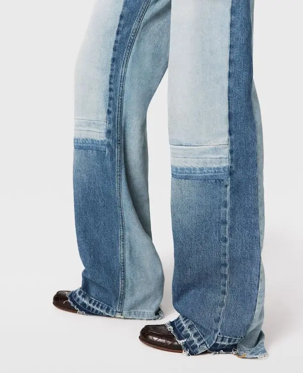Stella McCartney Patchwork Straight-leg Jeans