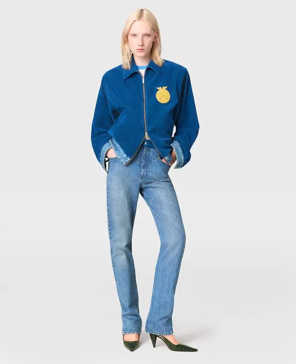 Stella McCartney Corduroy Panel Slim-leg Jeans