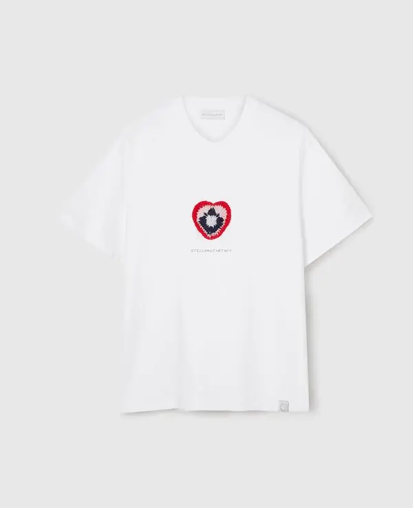 Stella McCartney Crochet Heart T-shirt