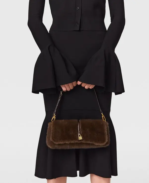 Stella McCartney Compact Knit Bell-sleeve Cardigan