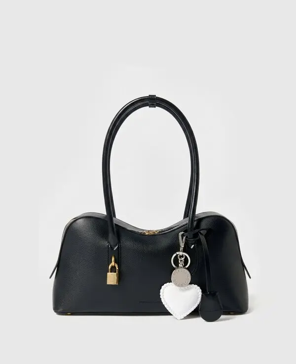 Stella McCartney Whipstitch Heart Charm - White