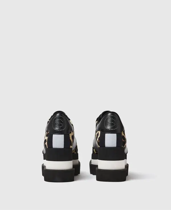 Stella McCartney Sneak-elyse Leopard Platform Trainers