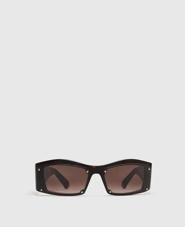 Stella McCartney Medallion Geometric Sunglasses - Grey