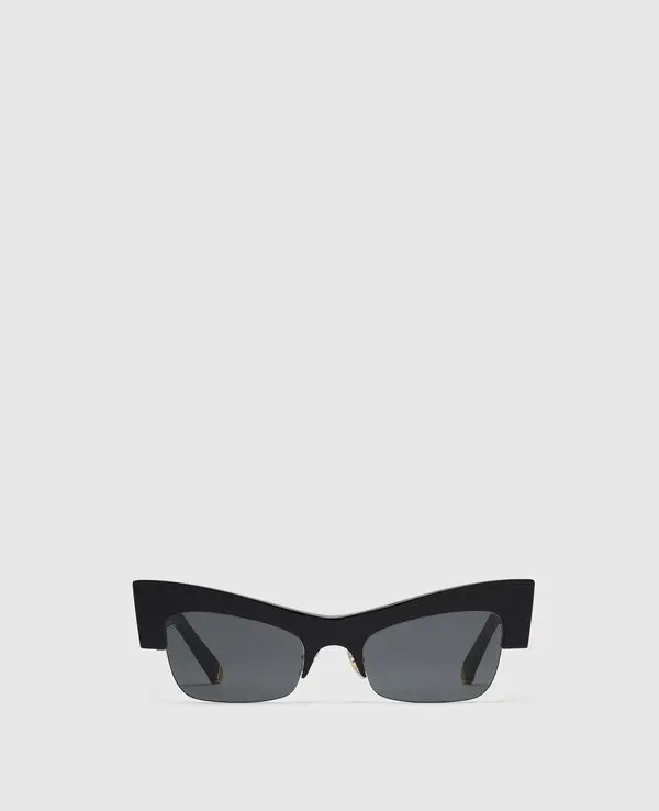 Stella McCartney Medallion Geometric Sunglasses - Grey