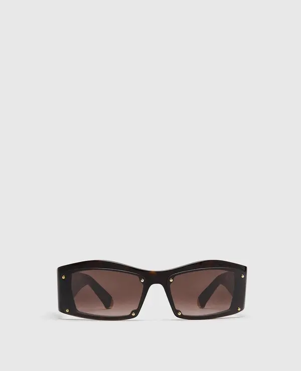 Stella McCartney Medallion Geometric Sunglasses - White