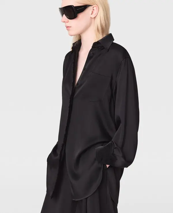 Stella McCartney Fringed Satin Shirt