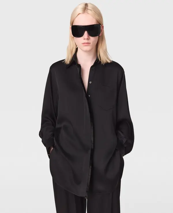 Stella McCartney Fringed Satin Shirt