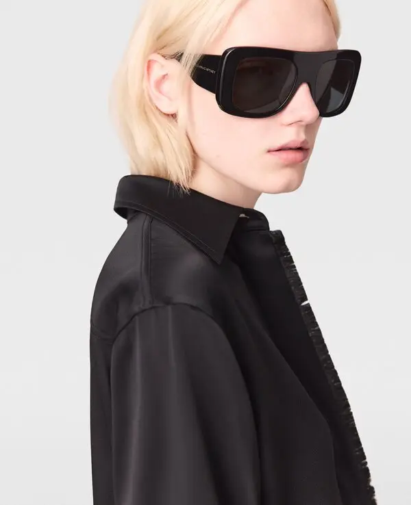 Stella McCartney Fringed Satin Shirt