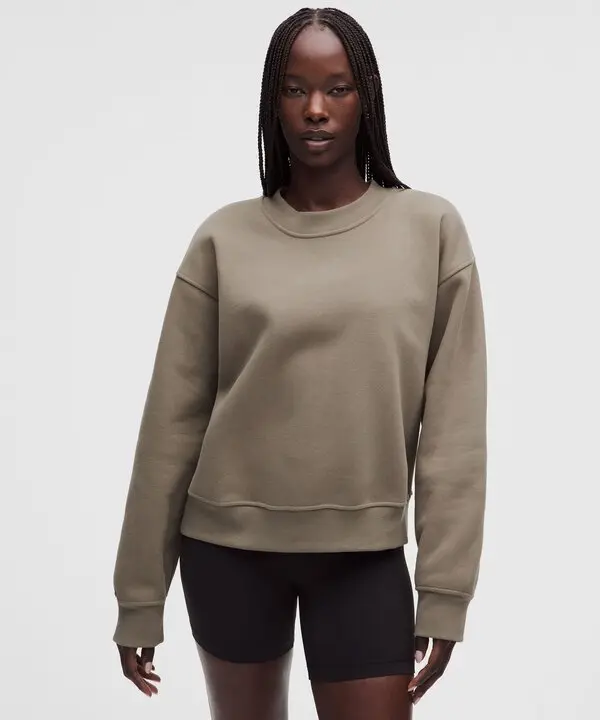 Lululemon Steady State Superloft Crew Sweatshirt - Cypress Forest