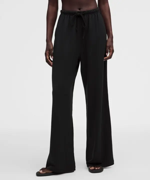 Lululemon Becalm Mid-rise Straight-leg Pant