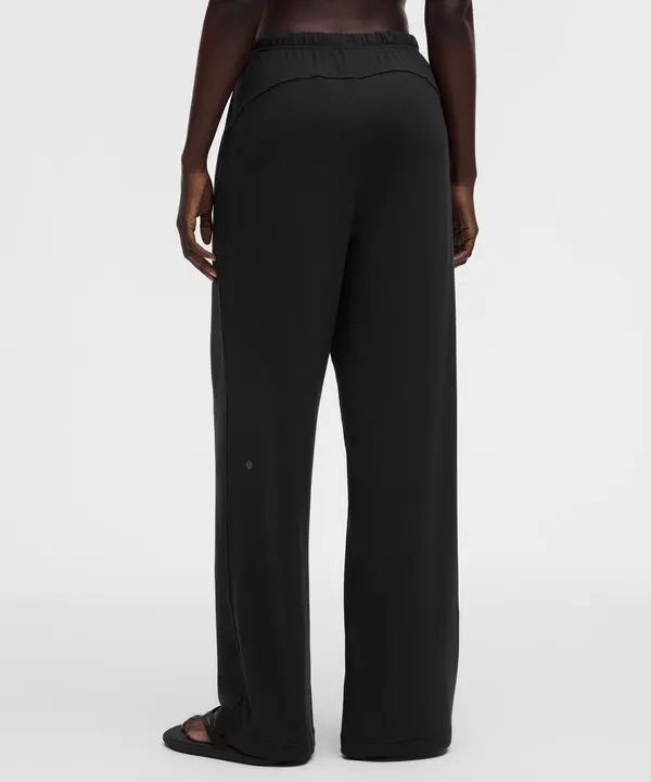 Lululemon Becalm Mid-rise Straight-leg Pant