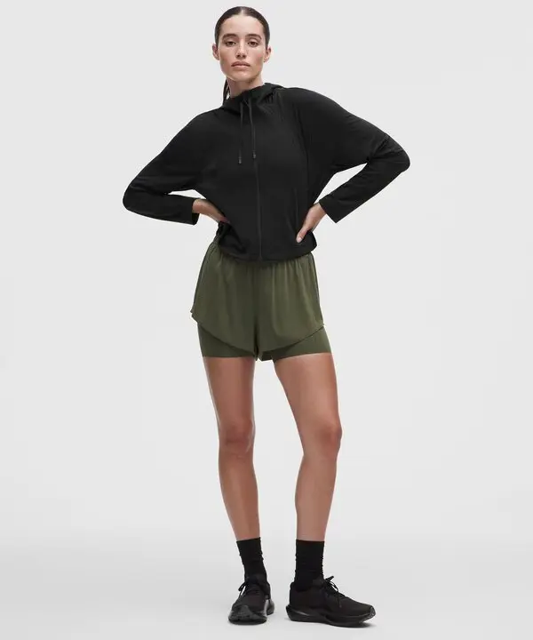 Lululemon Sleek Perforated Running Jacket - Black