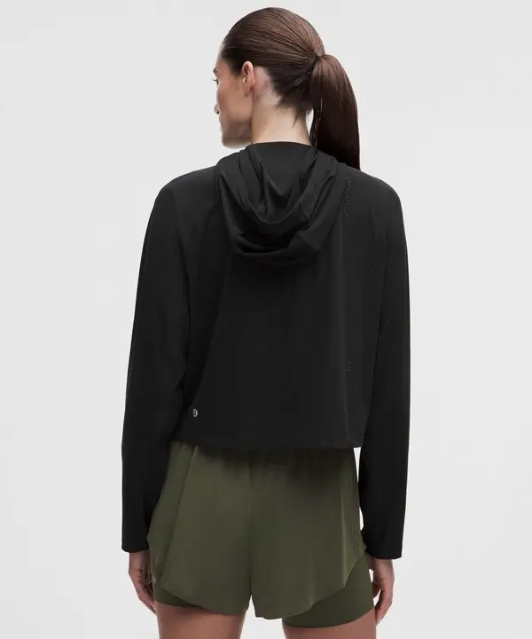 Lululemon Sleek Perforated Running Jacket - Black