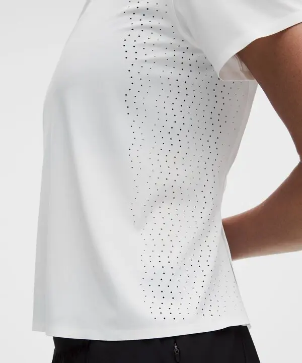 Lululemon Perforated Running Short-sleeve Shirt - White