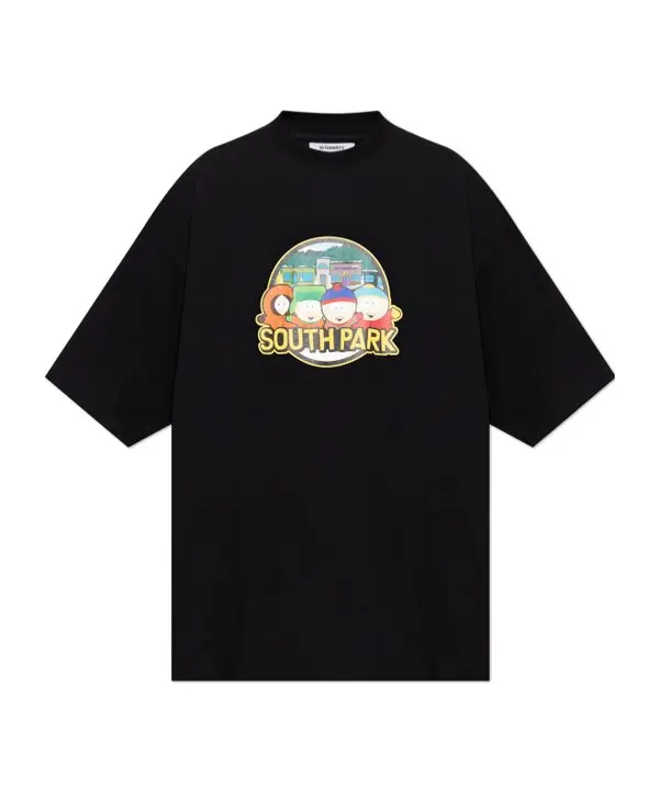 Vetements X South Park Graphic Printed Crewneck T-shirt - Black