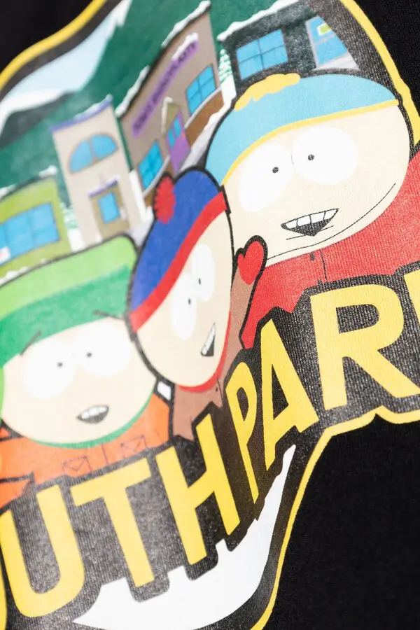 Vetements X South Park Graphic Printed Crewneck T-shirt - Black