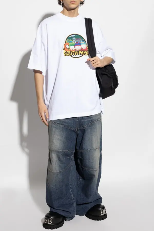 Vetements X South Park Graphic Printed Crewneck T-shirt - White