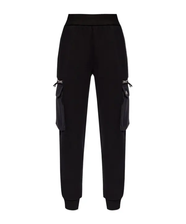 Moose Knuckles Mixmedia Logo-plaque Joggers