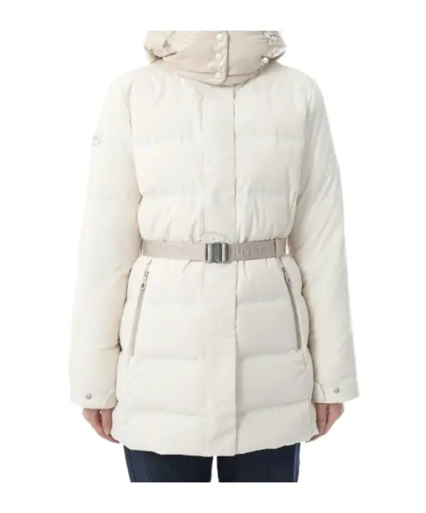 Duvetica Long-sleeved Hooded Down Jacket