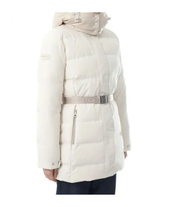 Duvetica Long-sleeved Hooded Down Jacket
