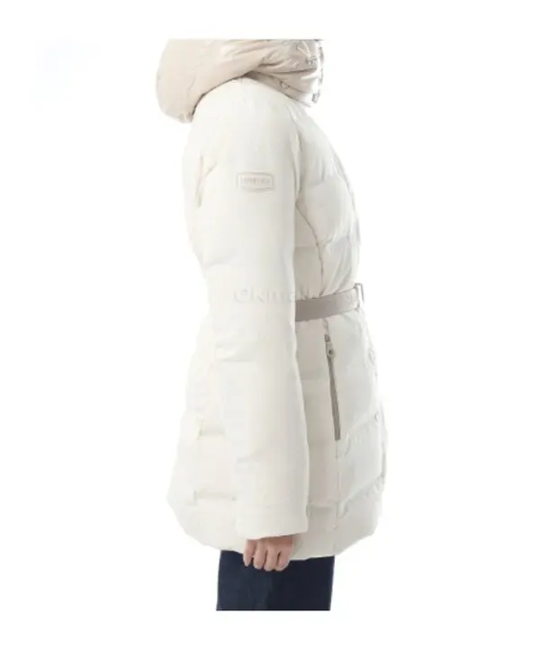 Duvetica Long-sleeved Hooded Down Jacket