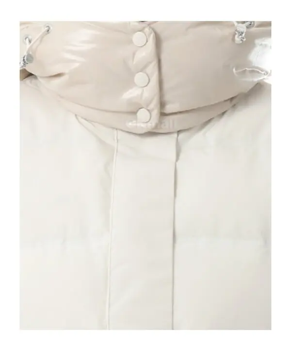Duvetica Long-sleeved Hooded Down Jacket