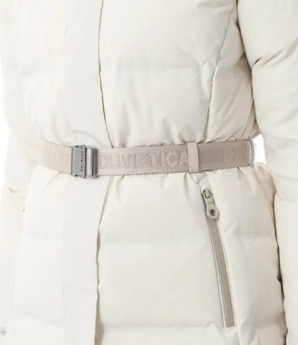 Duvetica Long-sleeved Hooded Down Jacket
