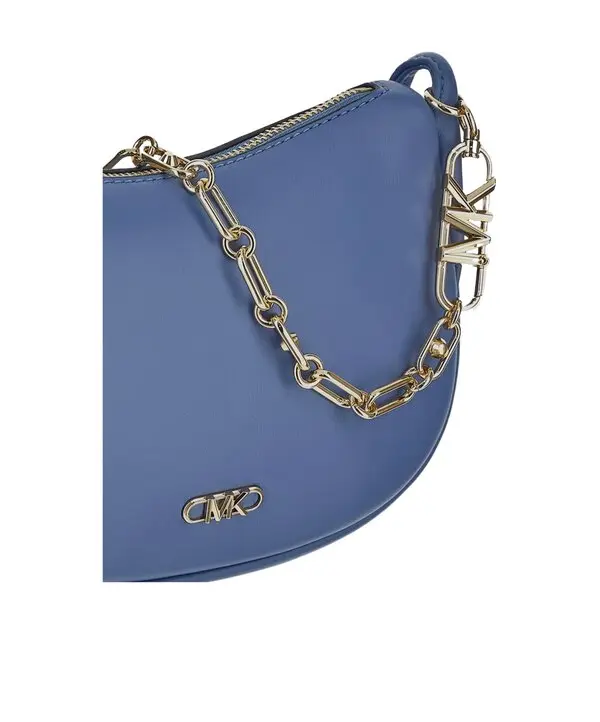 Michael Kors Logo Plaque Chained Small Shoulder Bag
