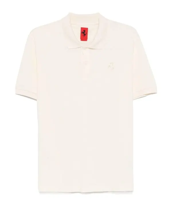 FERRARI Piqué Polo Shirt