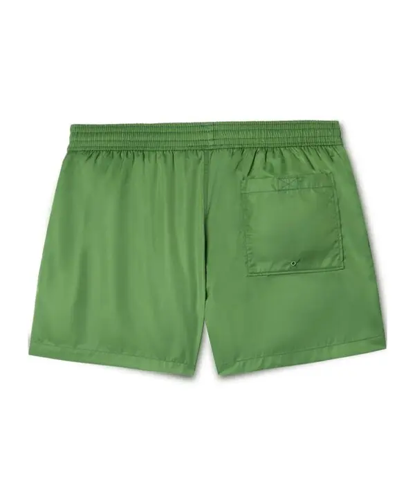Off-White Logo Printed High Waist Swim Shorts